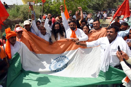 Members Save India Foundation During Hindu Editorial Stock Photo ...