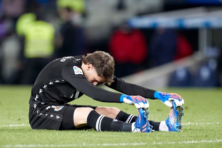 Alex Remiro Real Sociedad Reacts During Editorial Stock Photo - Stock ...