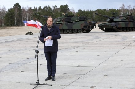 Us Ambassador Poland Mark Brzezinski During Editorial Stock Photo ...