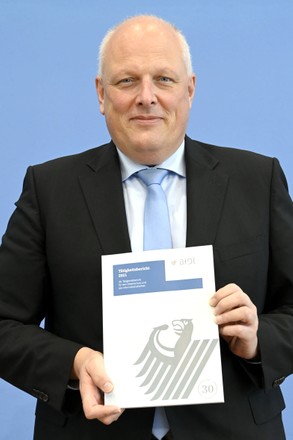 Prof Ulrich Kelber Press Conference Present Editorial Stock Photo ...