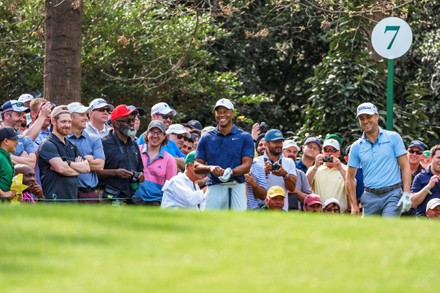 Tiger Woods Justin Thomas Share Laugh Editorial Stock Photo - Stock Image | Shutterstock