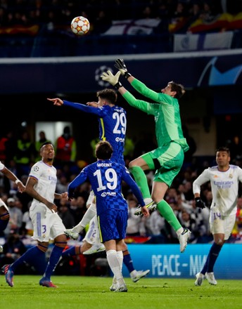 Thibaut Courtois Takes Cross Away Kai Redaktionelles Stockfoto ...