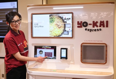 Yo-Kai Express launches an autonomous ramen vending machine at the ...