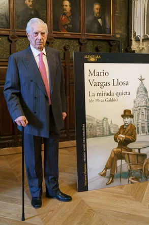 Writer Nobel Prize Winner Mario Vargas Editorial Stock Photo - Stock ...