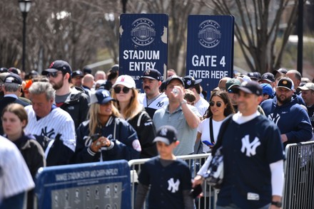 Fans Gather Outside Yankee Stadium Before Editorial Stock Photo - Stock ...