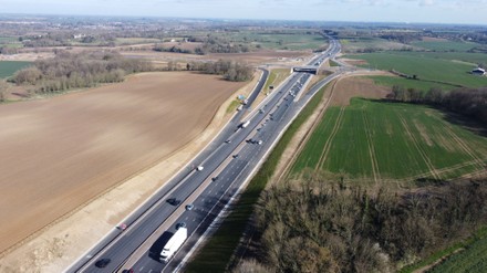 New Junction On M11 Motorway Essex Editorial Stock Photo - Stock Image ...