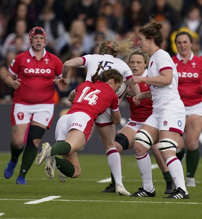 Lisa Neumann Wales 14 Tackles Abby Editorial Stock Photo - Stock Image ...