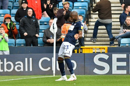 Benik Afobe Millwall Celebrates After Scoring Editorial Stock Photo ...