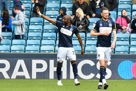 Benik Afobe Millwall Celebrates After Scoring Editorial Stock Photo ...