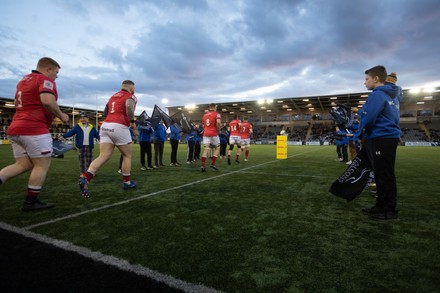 Trevor Davison Newcastle Falcons Drives Line Editorial Stock Photo ...