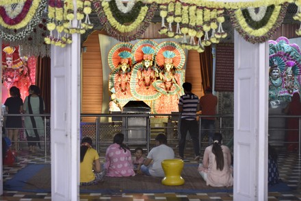 Devotees Pray On Occasion Rama Navami Editorial Stock Photo - Stock ...