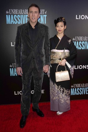 Nicolas Cage Riko Shibata Editorial Stock Photo - Stock Image ...
