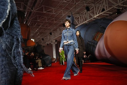 Models On Catwalk Diesel Fashion Show Editorial Stock Photo - Stock ...