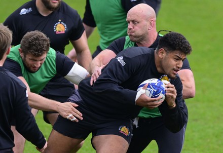 Rus Tuima Exeter Chiefs During Exeter Editorial Stock Photo - Stock ...