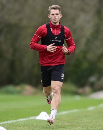 Josh Coley Exeter City During Exeter Editorial Stock Photo - Stock ...