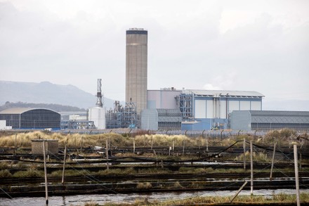 Picture Shows Baglan Bay Power Station Editorial Stock Photo - Stock ...