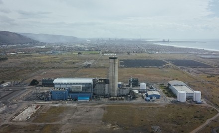Picture Shows Baglan Bay Power Station Editorial Stock Photo - Stock ...