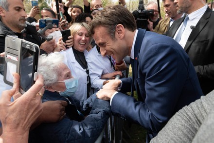 Emmanuel Macron Run People Editorial Stock Photo - Stock Image ...