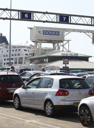 Cars Queue Board Ferry Port Dover Editorial Stock Photo - Stock Image ...