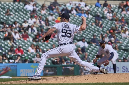 Detroit Pitcher Alex Lange 55 Throws Editorial Stock Photo - Stock ...