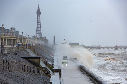Stormy Weather Blackpool On Sunday Afternoon Editorial Stock Photo ...
