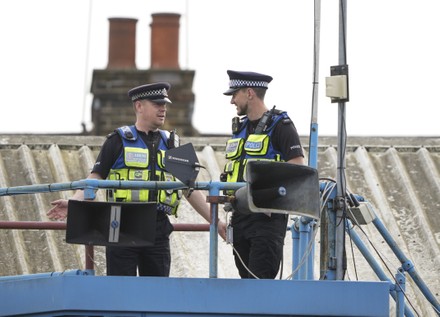 Police Chat During Match High Top Editorial Stock Photo - Stock Image ...