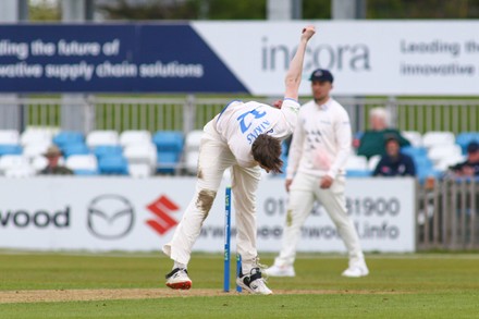 Jamie Atkins Sussex 32 Bowling During Editorial Stock Photo - Stock ...