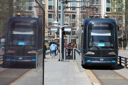 Passengers Take Tram Shenyang Northeast Chinas Editorial Stock Photo ...