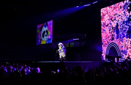Panda Character Performs On Stage Editorial Stock Photo - Stock Image ...