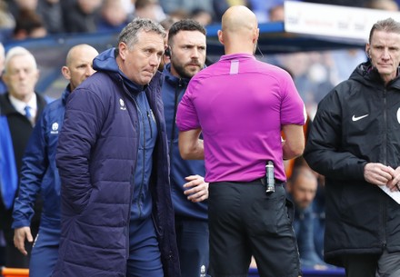 Tranmere Rovers Manager Micky Mellon Disagrees Editorial Stock Photo ...