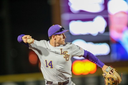 Lsu Third Baseman Jacob Berry 14 Editorial Stock Photo - Stock Image ...