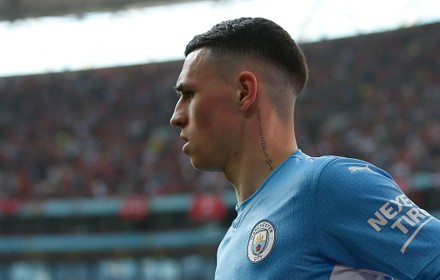 Phil Foden Manchester City His Neck Editorial Stock Photo - Stock Image ...