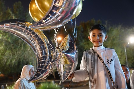 Child Celebrates Gargeean Festival Street Capital Editorial Stock Photo ...