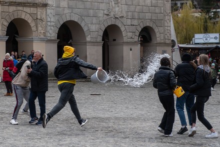 Wet Monday on Easter Monday in Poland, Kazimierz Dolny - 18 Apr 2022 ...