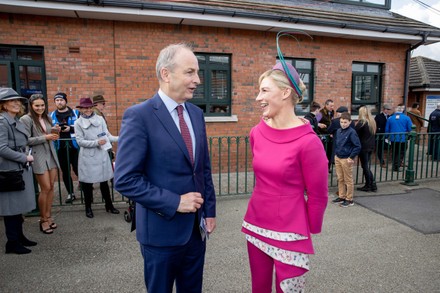 Taoiseach Micheal Martin Meets Nina Carberry Editorial Stock Photo ...
