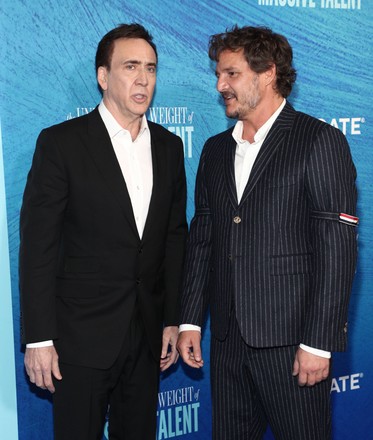 Nicolas Cage Pedro Pascal Editorial Stock Photo - Stock Image ...