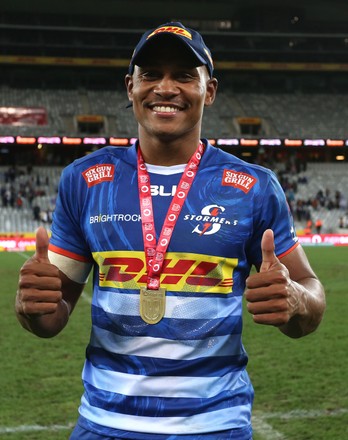 Evan Roos Stormers Congratulated Scoring Try Editorial Stock Photo ...