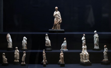 Tanagra Figurines On Display After Opening Editorial Stock Photo ...