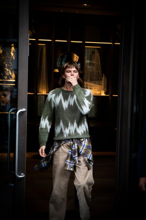 Jordan Barrett Leaving Richard Quinn Editorial Stock Photo - Stock ...