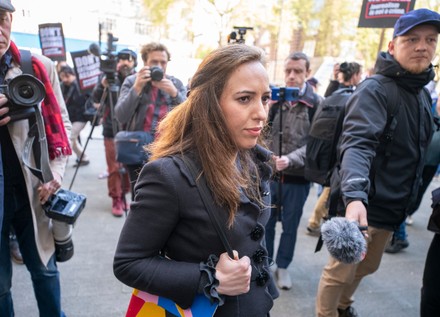 Stella Morris Arrives Westminster Magistrates Court Editorial Stock ...