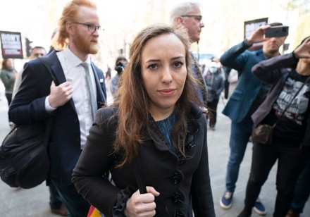 Stella Morris Arrives Westminster Magistrates Court Editorial Stock ...