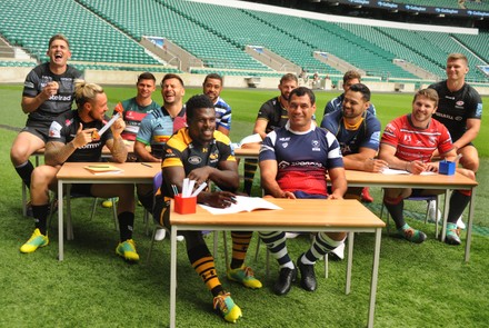 Premiership Rugby - New Season Launch Stock Pictures, Editorial Images ...