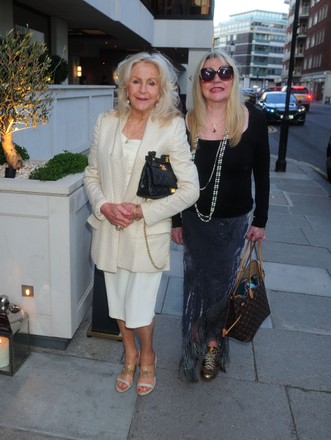 Celebrities at the Al Mare Restaurant, London, UK - 21 Apr 2022 Stock ...