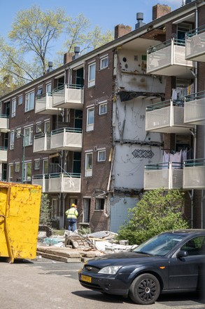 Damage After Two Explosions Apartment Building Editorial Stock Photo ...