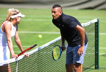 Wimbledon Practice Saturday Tennis 2019 Wimbledon Editorial Stock Photo ...