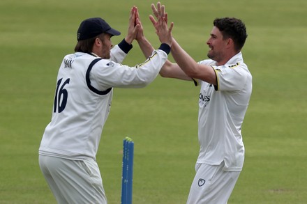 Will Rhodes Right Warwickshire Celebrates Taking Editorial Stock Photo ...