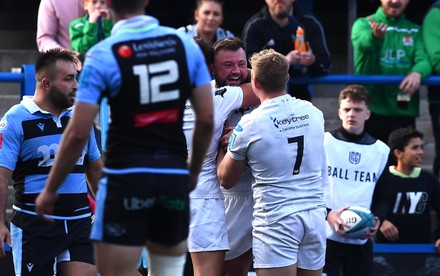 Sam Parry Ospreys Celebrates Scoring Try Editorial Stock Photo - Stock ...