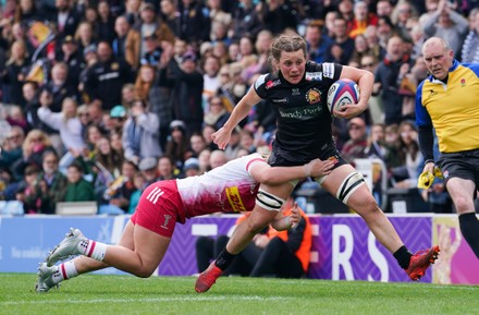 Maisy Allen Exeter Chiefs Tackled By Editorial Stock Photo - Stock ...