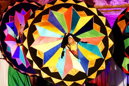 Dancers Perform Tanoura Traditional Egyptian Folk Editorial Stock Photo ...