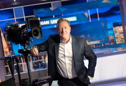 Piers Morgan On Set His New Editorial Stock Photo - Stock Image ...